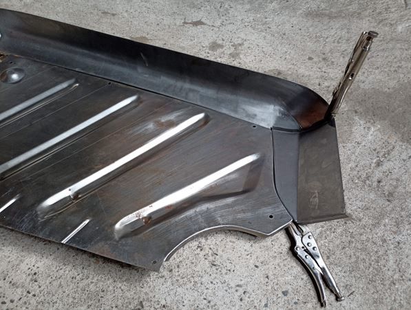 Bodenblech Bodengruppe Reparaturkit links